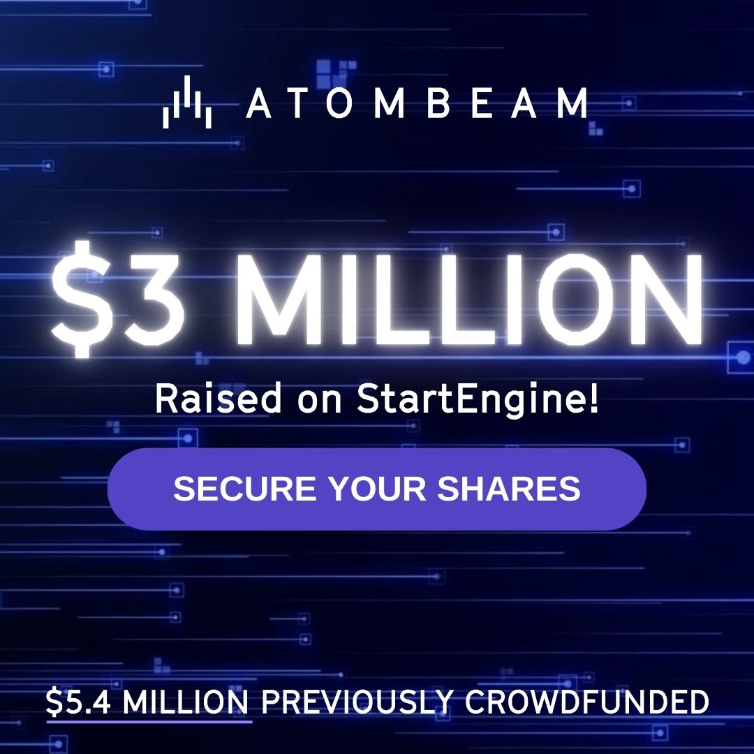 AtomBeam Achieves $3 Million Milestone on StartEngine